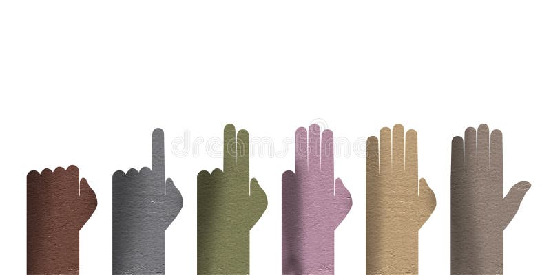 Mani che contano simbolo illustrazione di stock. Illustrazione di ...