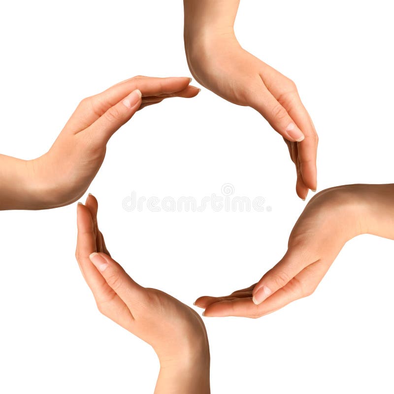 Mani che fanno un cerchio fotografia stock. Immagine di costruzione ... Mani che fanno un cerchio fotografia stock. Immagine di costruzione ...