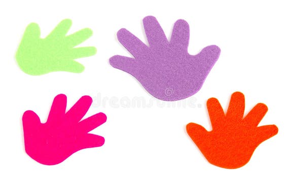 Mani colorate immagine stock. Immagine di stretta, barrette - 325705