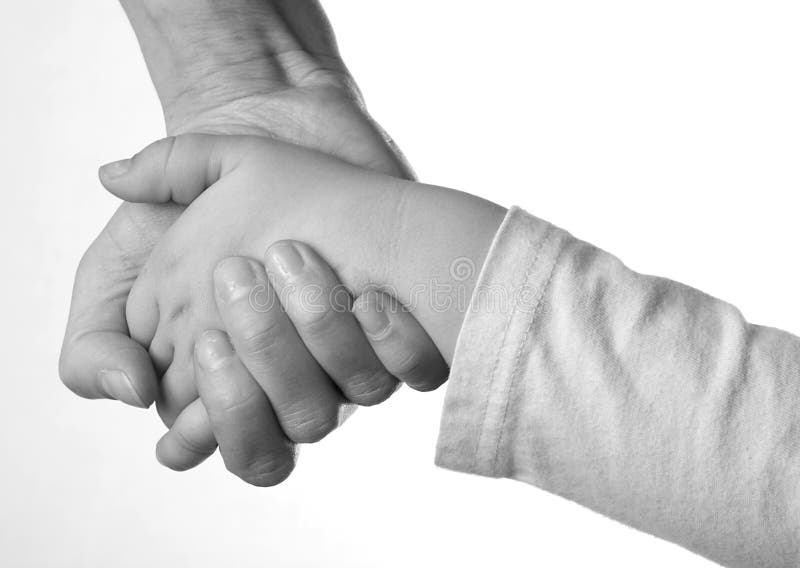 Madre E Figlia Mano Nella Mano Fotografia Stock - Immagine di madre ...