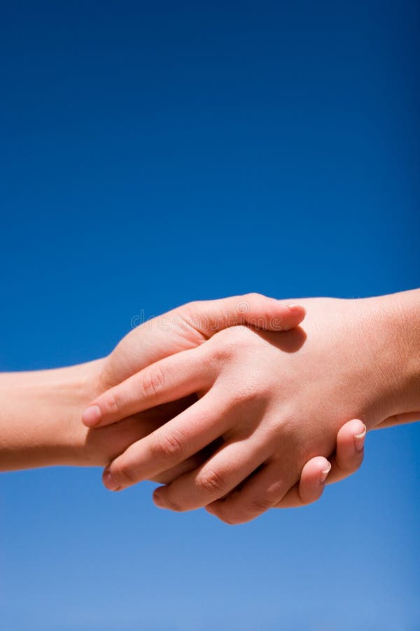 Mani in su nell'aria immagine stock. Immagine di tenuta - 4814585