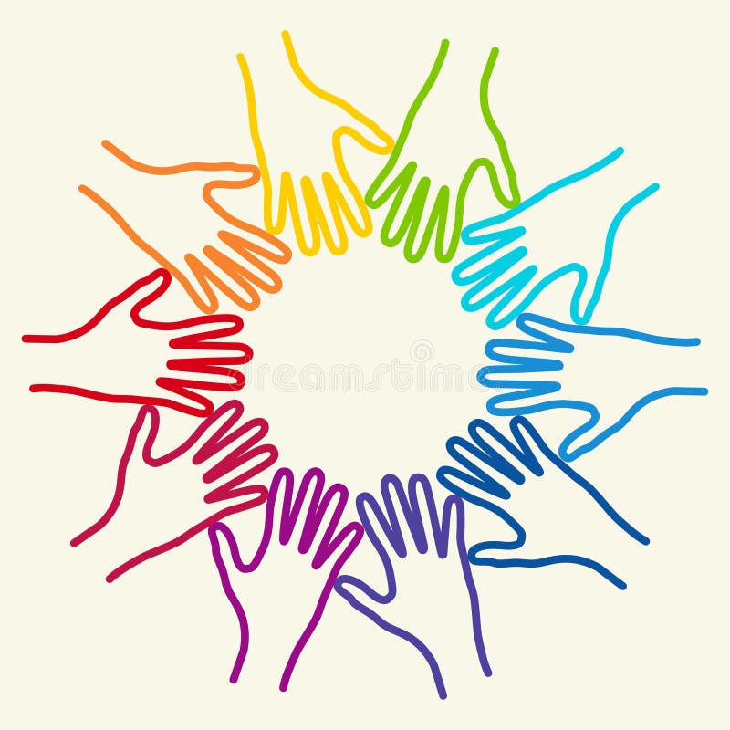 Mani Unite Illustrazioni, Vettoriali E Clipart Stock – (381 ...
