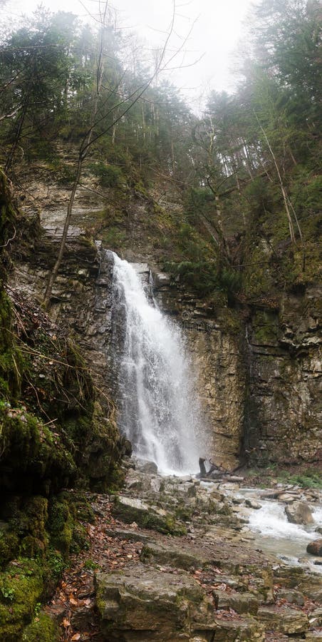 Maniavskii Waterfall Maniava Ukraine Stock Photos - Free & Royalty-Free ...