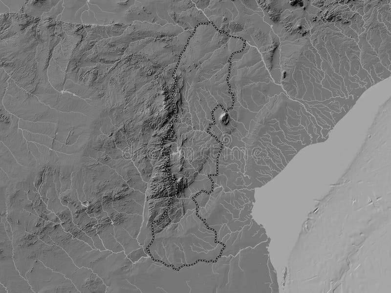 Manica, Mozambique. Bilevel. No Legend Stock Illustration ...