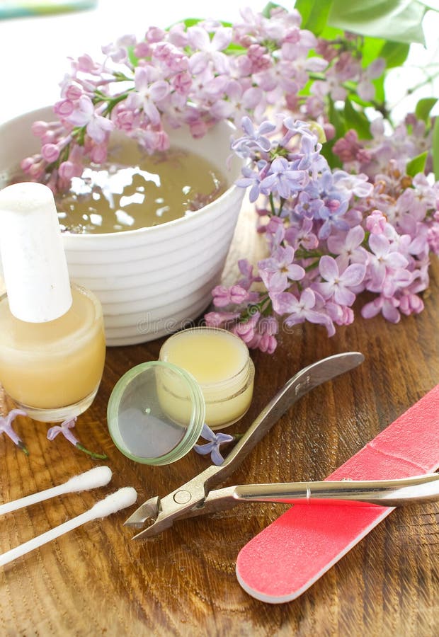 Spa.Manicure stock photo. Image of flower, beautiful - 13400018