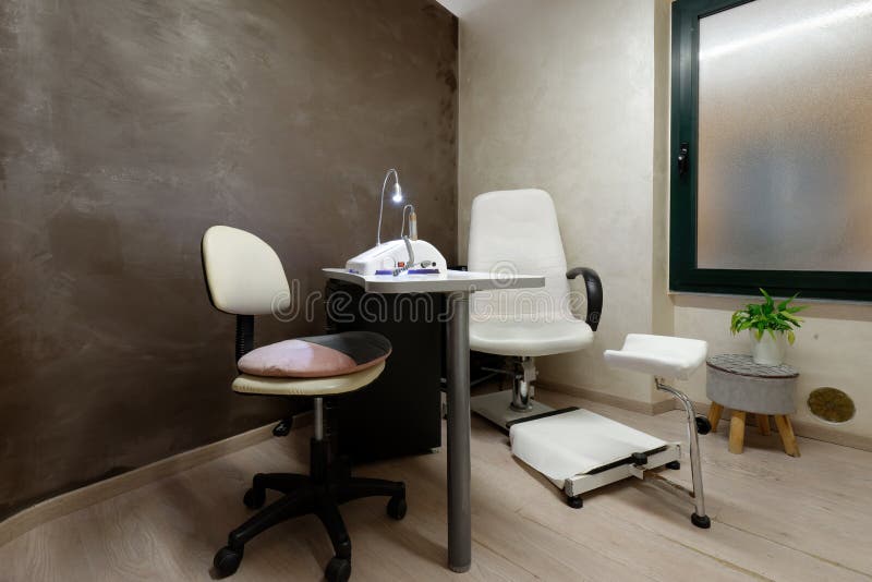 Manicure Machine in a Beauty Salon Stock Image - Image of cleaning ...