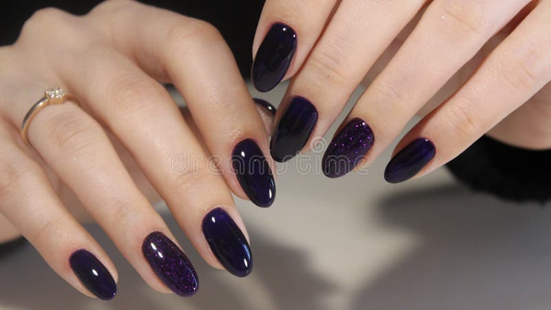 Elegant nail design stock image. Image of salon, beautiful - 5370389