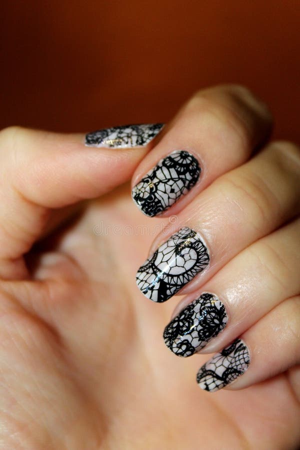 Manicure nails patterns stock image. Image of patterns - 116018305