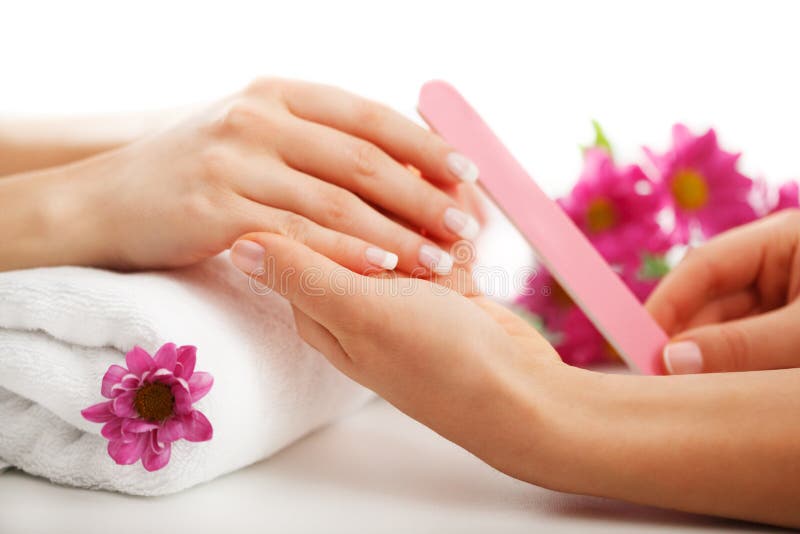 Manicure stock photo. Image of hygiene, polish, caucasian - 40257582