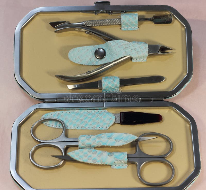 Manicure set stock image. Image of clippers, manicure - 68273205