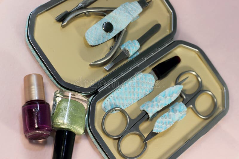 Manicure set stock photo. Image of paper, scissors, clippers - 68273698