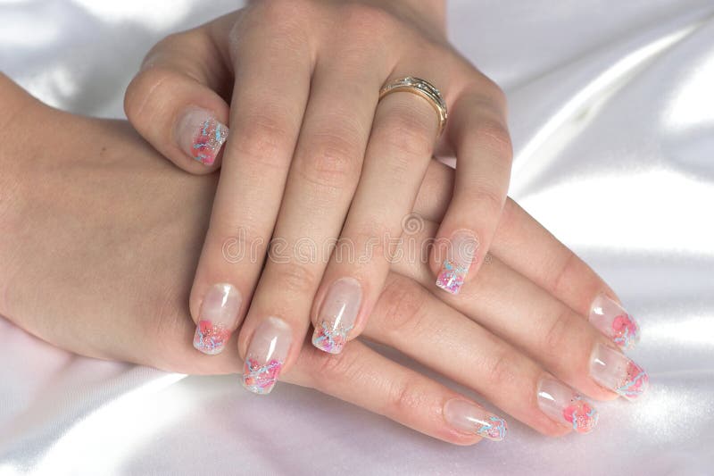 Beautiful fingernails stock photo. Image of acrylic, hold - 213854