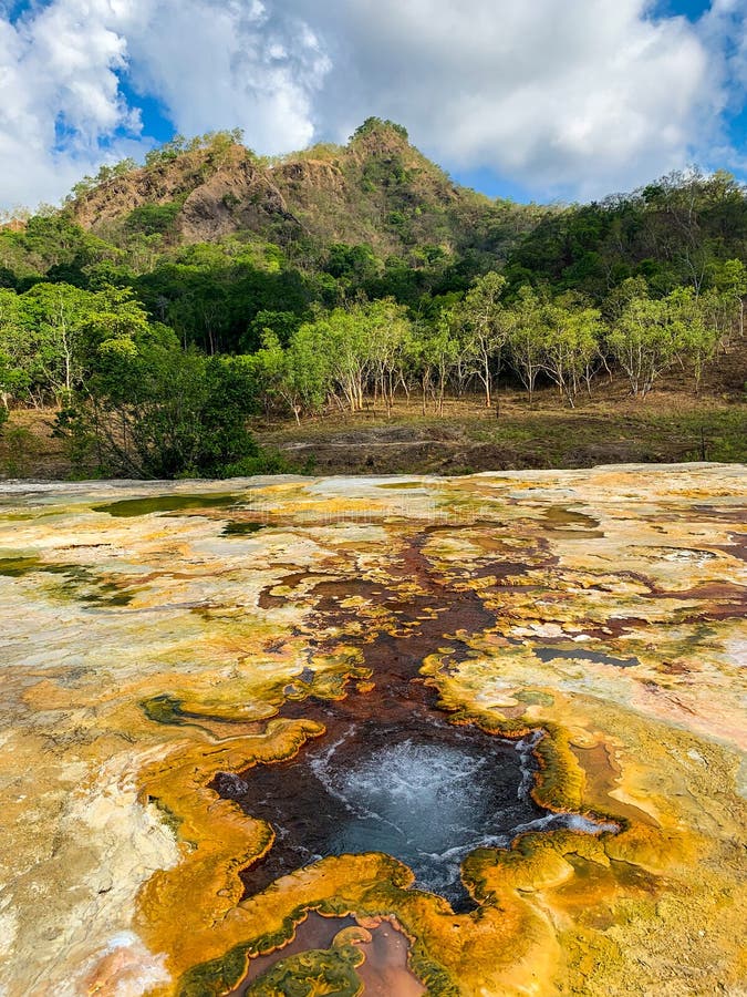 Manifestation Geothermal Energy Stock Photo - Image of indonesia ...