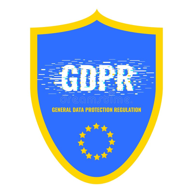 Icona Di GDPR, Regolamento Generale Di Protezione Dei Dati ...
