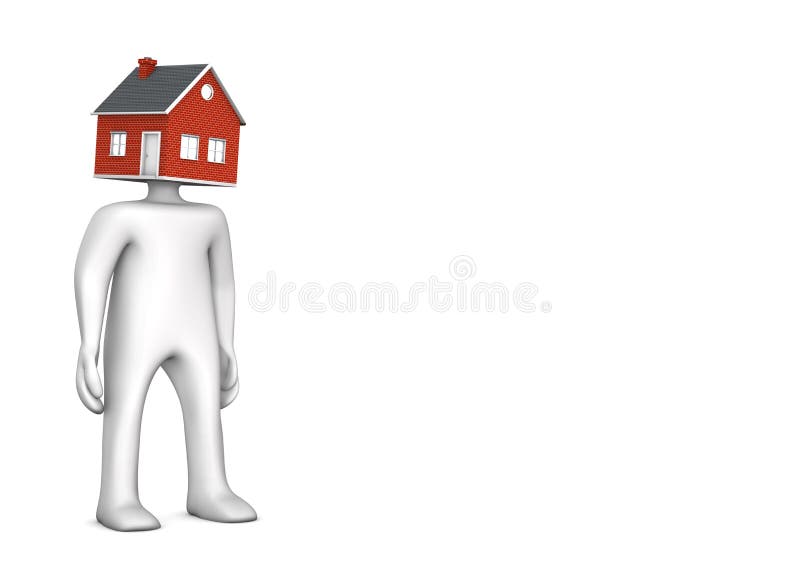 Manikin House Percent stock illustration. Illustration of puppet - 34676791