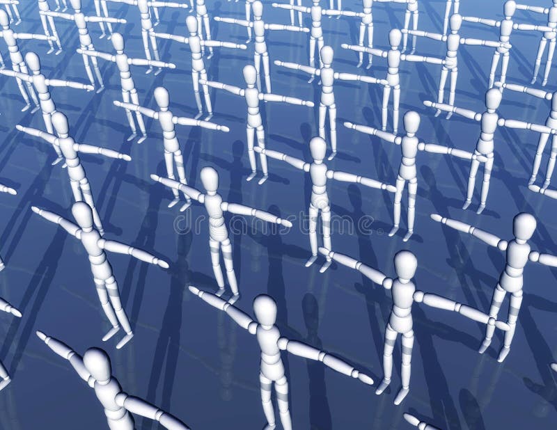 Manikins stock illustration. Illustration of dolls, black - 34190679