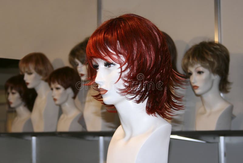 Manikins in the shop stock photo. Image of hairdresser - 1476062