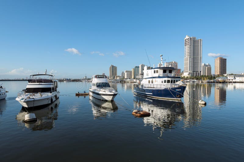 Manila Bay, Philippines. editorial image. Image of blue - 82117925