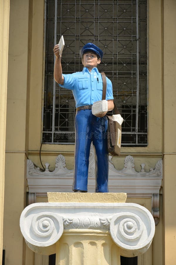 Manila Central Post Office or Also Known As Post Office Building Facade ...