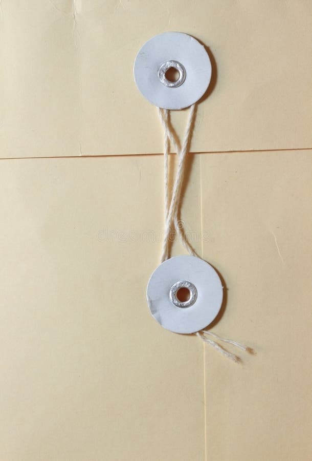 Manila envelope stock photo. Image of string, marked - 16003310
