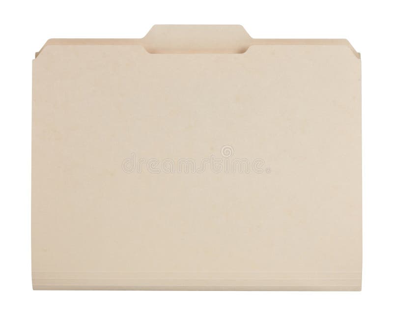 Manila File Folder Tab stock photo. Image of manila, background - 8467532