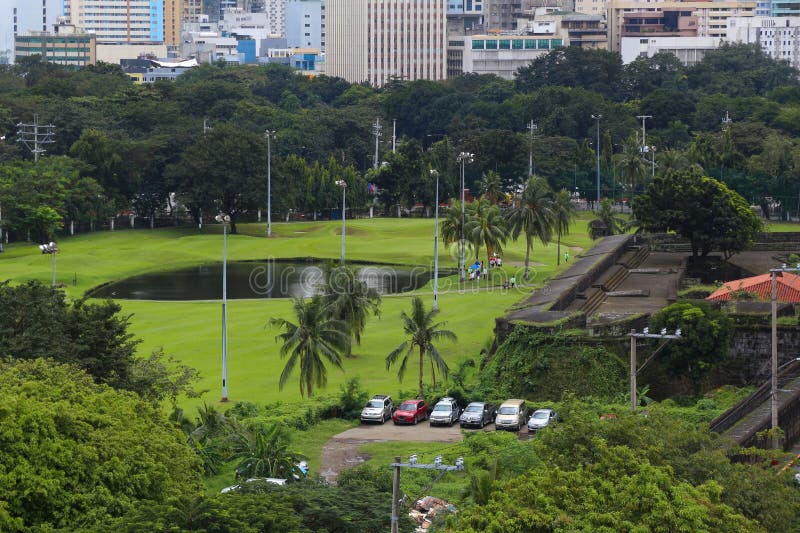 Manila golf course stock photo. Image of landmark, travel - 296276420