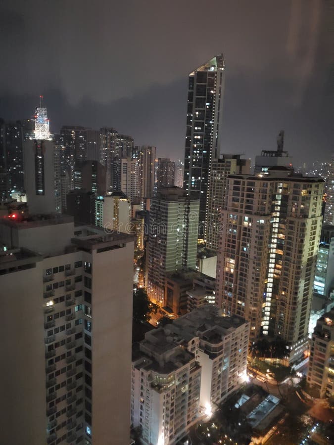 Manila night skyline stock image. Image of manila, mysty - 146787741
