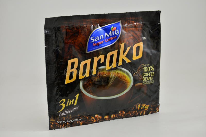 San Mig Barako Coffee in Manila, Philippines Editorial Stock Photo ...