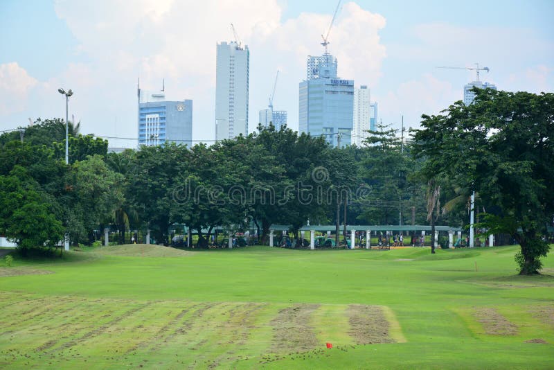 Golf Course at Intramuros Walled City in Manila, Philippines Editorial ...