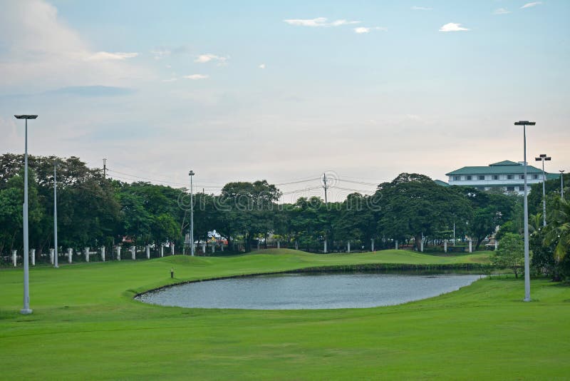 Golf Course at Intramuros Walled City in Manila, Philippines Editorial ...