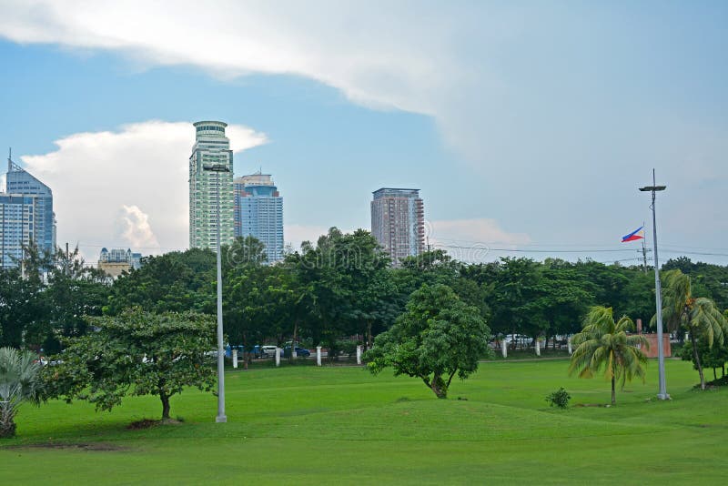 Golf Course at Intramuros Walled City in Manila, Philippines Editorial ...
