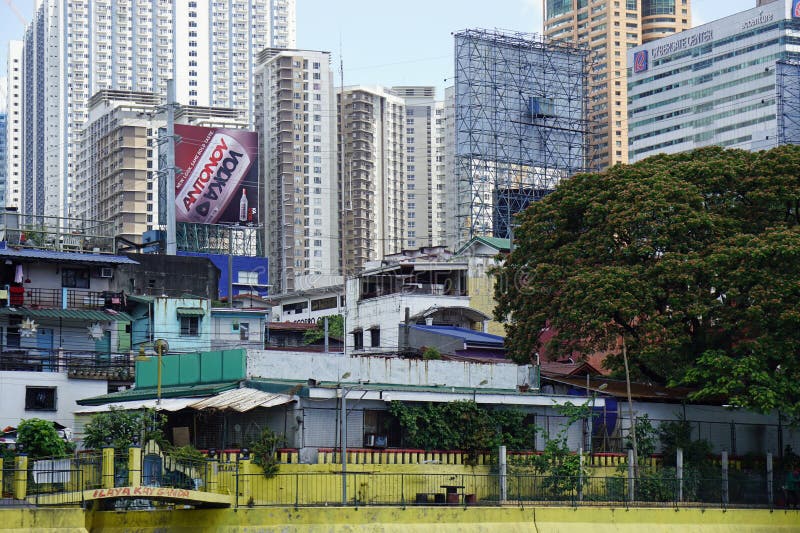 Manila, Philippines, Circa March 2023 - Modern Houses at the Pasig ...