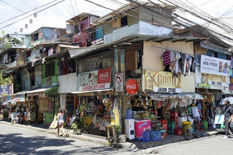 Manila, Philippines, Circa March 2023 - Poor Man Sqatter in Manila ...