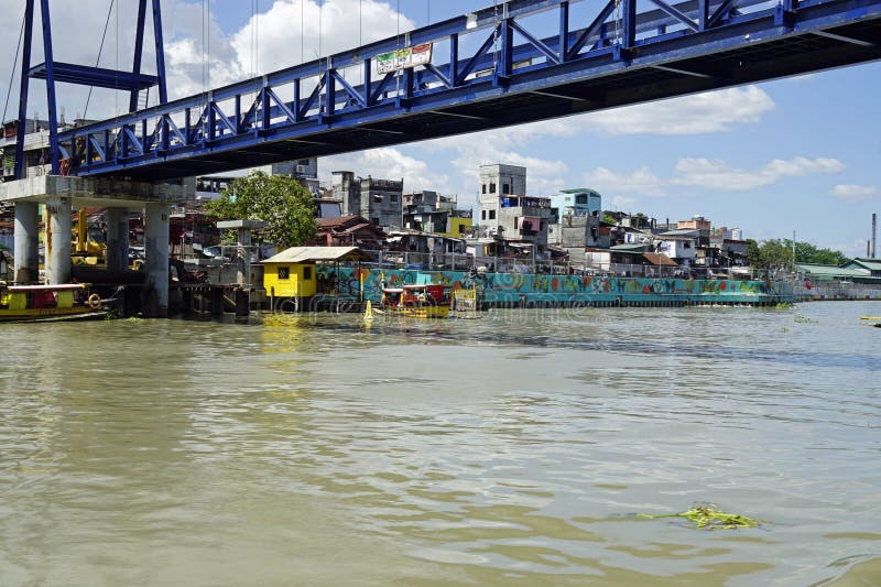 Manila, Philippines, Circa March 2023 - Squatter Homes at the Pasig ...