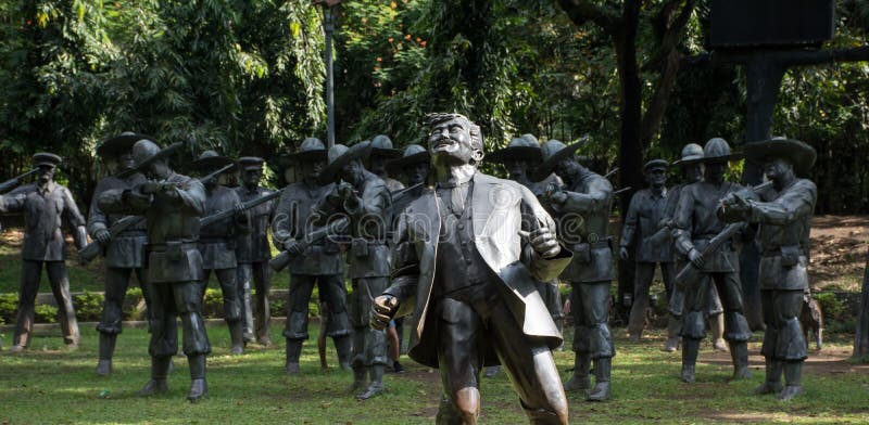 The Martyrdom of Jose Rizal - Execution Scene in Rizal Park Editorial ... The Martyrdom of Jose Rizal - Execution Scene in Rizal Park Editorial ...