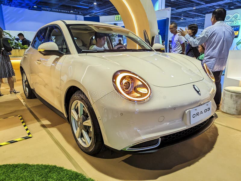 Manila, Philippines - GWM Ora 03, a Stylish Compact Car on Display at ...