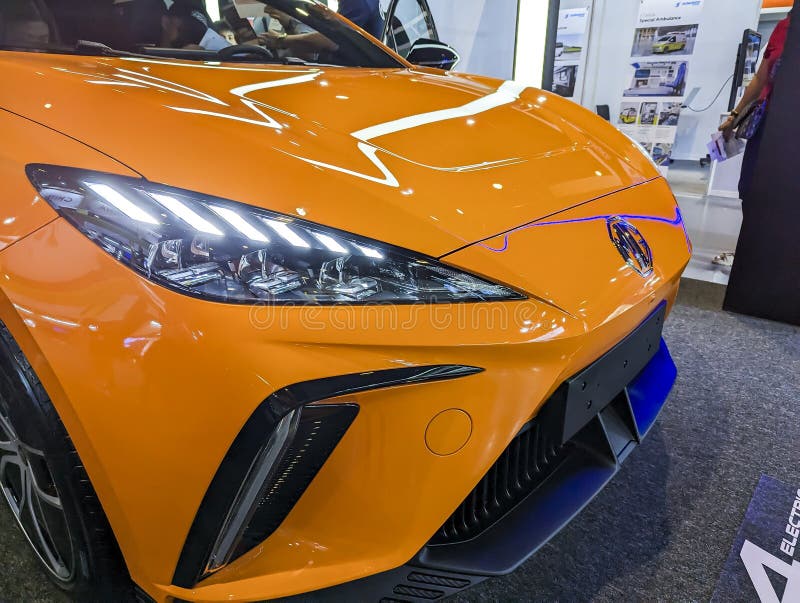 Manila, Philippines - an Orange MG4 EV All-electric Compact Hatchback ...