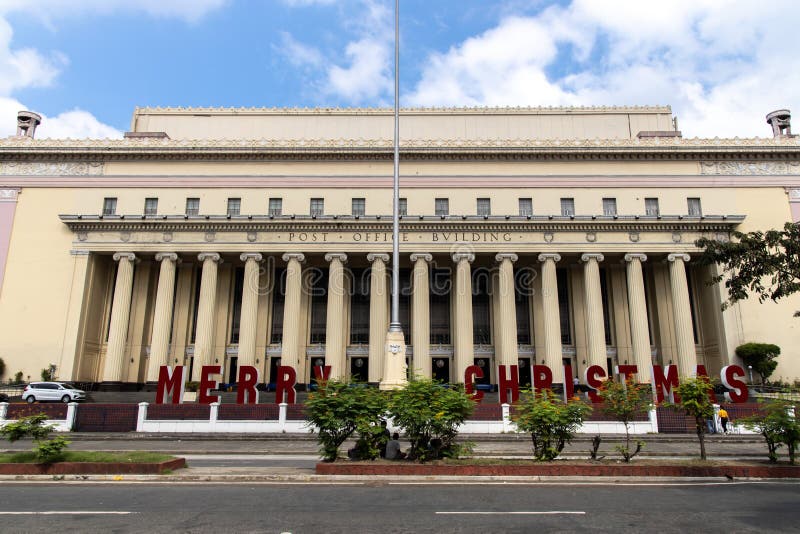 Manila Post Office Building Scenery, Manila, Philippines, Dec 21, 2019 ...