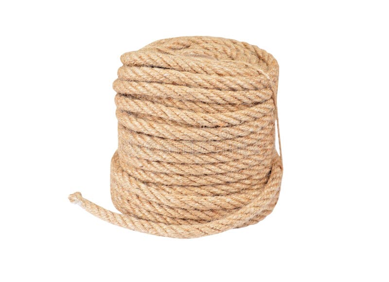 Manila rope stock photo. Image of lariat, mooring, bundle - 48638012