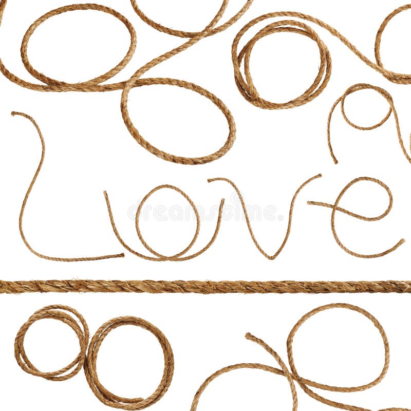 Manila rope on the beach stock image. Image of natural - 37161281