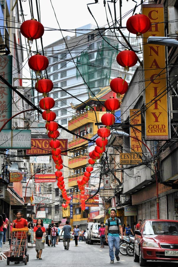 Chinatown in the Philippines Editorial Photo - Image of people ...