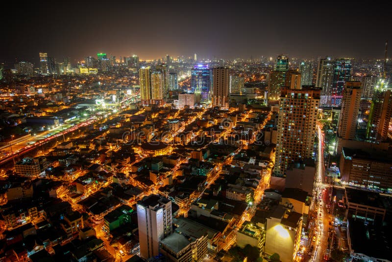 Manila Skyline, Philippines Editorial Photo - Image of tourism ...