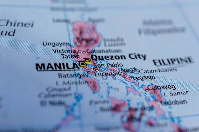 Carte de Manille photo stock. Image du conception, papier - 50161174