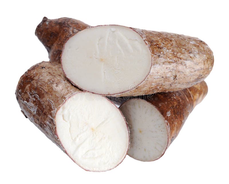 Manioca tagliata fotografia stock. Immagine di ingrediente - 33423728