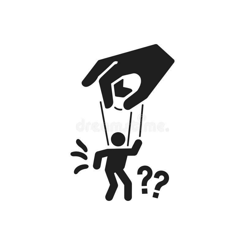Manipulation Control Icon stock vector. Illustration of manipulation ...