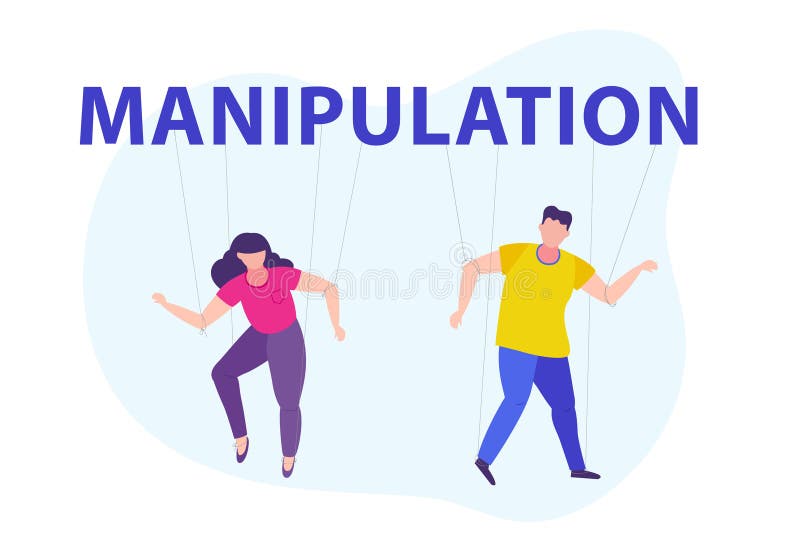 Manipulation and Control Over People. Symbol of Corporate Bad Ethics ...