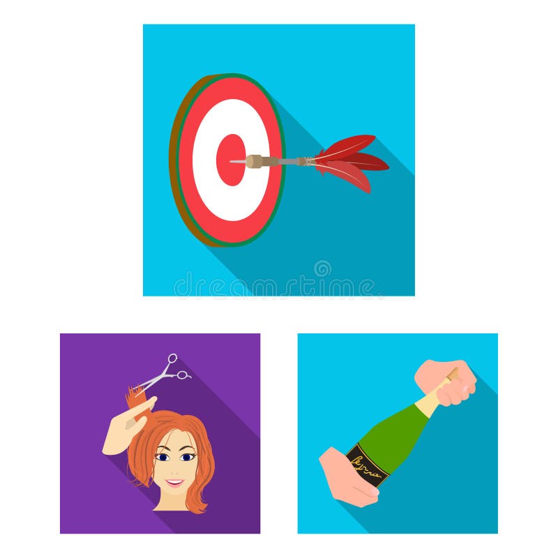 Manipulation by Hands Flat Icons in Set Collection for Design. Hand ...