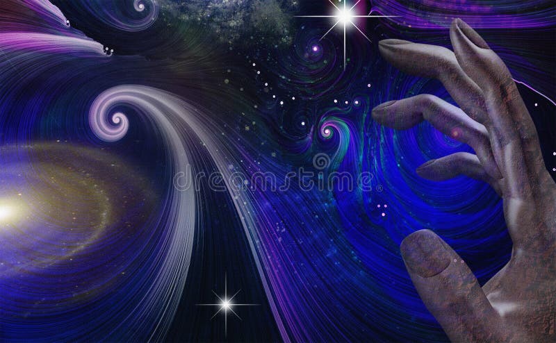 Manipulation of Space and Time Stock Illustration - Illustration of ...