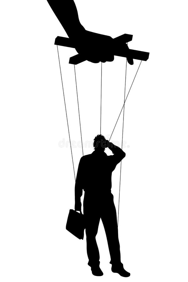 Manipulation stock illustration. Illustration of coercion - 81007680