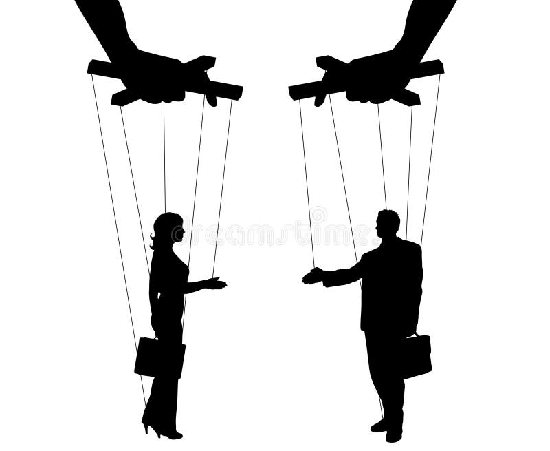 Manipulation stock illustration. Illustration of concept - 81012319